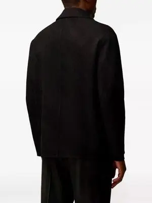 RETORI Leather-trim Virgin Wool Coat