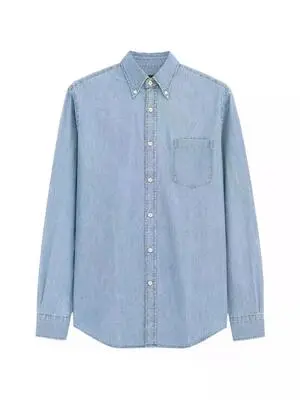 Paul & Shark Button-down Denim Shirt - Blue
