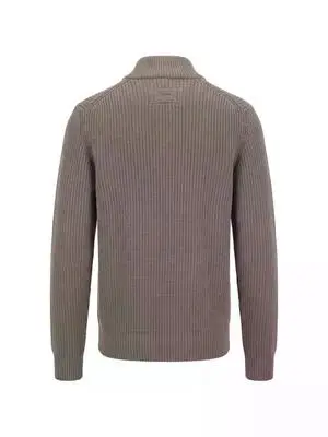 DRUMOHR Ribbed-knit Zip-up Sweater