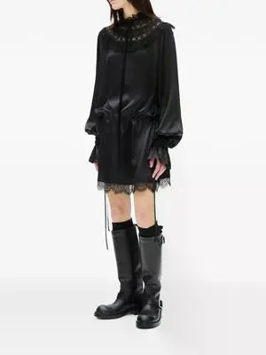 ANN DEMEULEMEESTER Armida Ruffle-collar Mini Dress