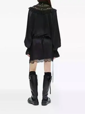 ANN DEMEULEMEESTER Armida Ruffle-collar Mini Dress