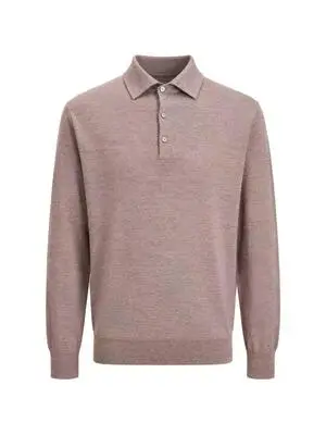 Paul & Shark Long-sleeve Wool Polo Shirt