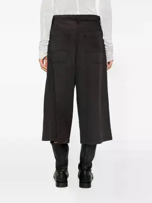 6397 Check-pattern Wide-leg Shorts