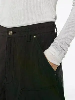 6397 Check-pattern Wide-leg Shorts