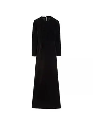 JIL SANDER Velvet Back-cut-out Dress