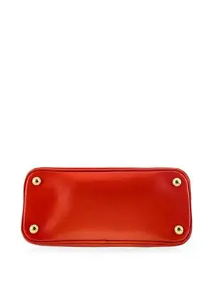 Prada Saffiano Leather Satchel - Orange
