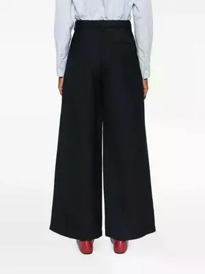 ELEH Pleated Wide-leg Trousers