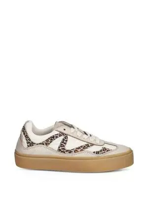 Inuikii Leopard-print Paneled Sneakers - Neutrals