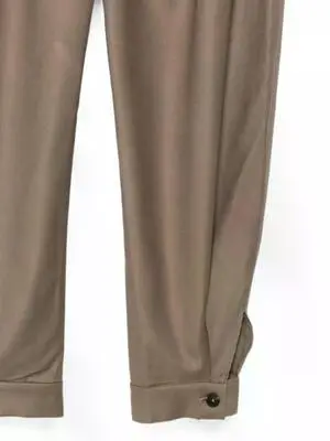 RÓHE Pleated Button-cuff Trousers