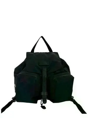Gucci 2000-2015 Gg Nylon Double Front Pocket Backpack - Black