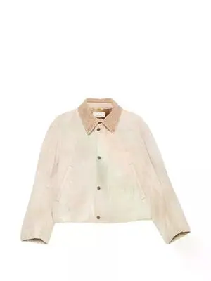 6397 Corduroy-collar Button-front Jacket