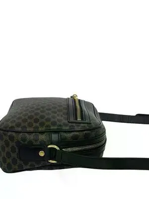 Celine 20th Century Macadam Coated Canvas Crossbody Bag