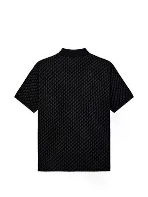 Emporio Armani Polo Shirt In Lyocell Blend With All-over Logo