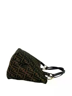 Fendi 2000-2010 Zucca Canvas Shoulder Bag