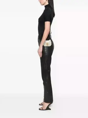 Fendi 2010-2026 Nano Leather C Mon Crossbody Bag - White