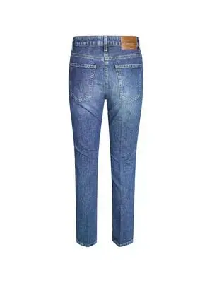 Elisabetta Franchi Logo-patch Straight-leg Jeans