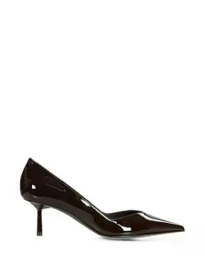 LE SILLA Patent-finish Pointed-toe Pumps