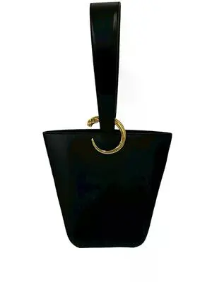 Cartier 1990-2000 Leather Panthere Handbag - Black