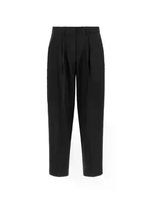 GIANLUCA CAPANNOLO Nora Pleated Frayed Trousers
