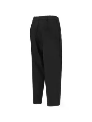 GIANLUCA CAPANNOLO Nora Pleated Frayed Trousers