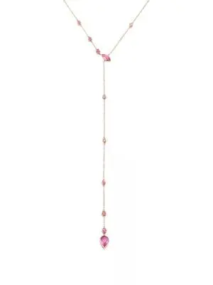 Shay Sapphire And Diamond Lariat Necklace - Pink