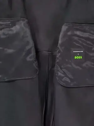 Hugo Boss Leather Jacket With Zip Pockets