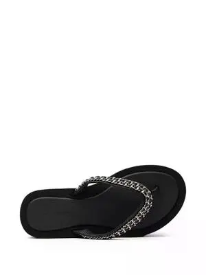Tory Burch Kira Chain-link Flip-flops