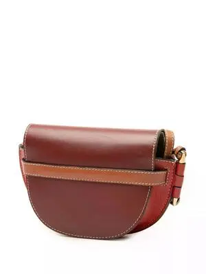 Loewe 2019 Mini Tricolor Leather Gate Crossbody Bag