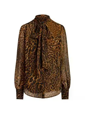 Ralph Lauren Leopard-pattern Blouse - Brown