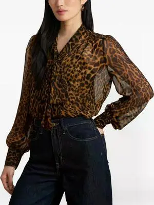 Ralph Lauren Leopard-pattern Blouse