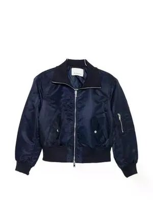 THE FRANKIE SHOP Storm Zip-up Bomber Jacket - Blue