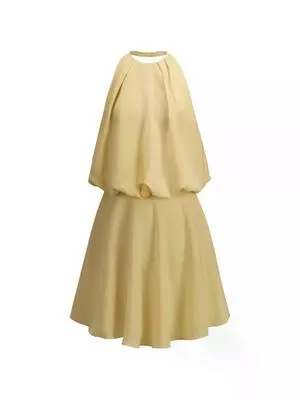 THE ARKOW Camille Halterneck Mini Dress