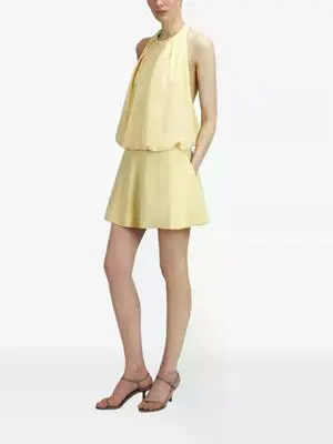 THE ARKOW Camille Halterneck Mini Dress