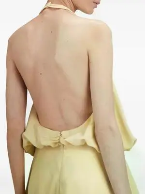 THE ARKOW Camille Halterneck Mini Dress