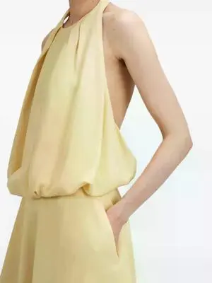 THE ARKOW Camille Halterneck Mini Dress