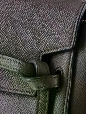 Celine Belt Bag Textured Leather Pico Shoulder Bag