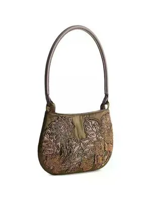 Shanghai Tang Lune Bead-embellished Shoulder Bag