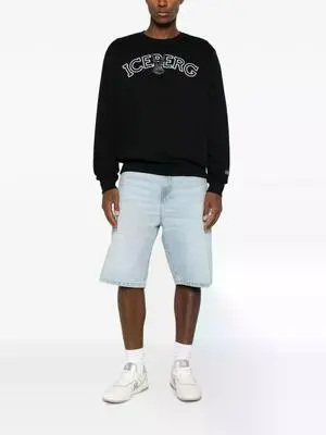 Iceberg Embroidered Logo Crewneck Sweatshirt
