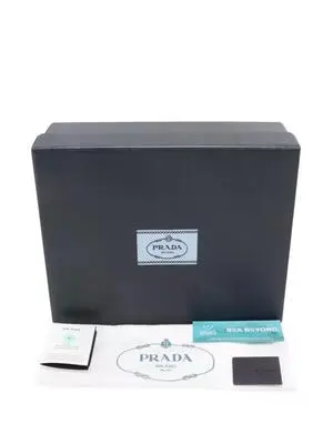Prada 2013-2026 Saffiano Trimmed Re Nylon Re Edition 2005 Satchel - Black