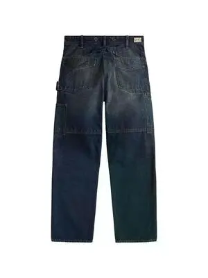 Ralph Lauren Patchwork Cotton Jeans - Blue