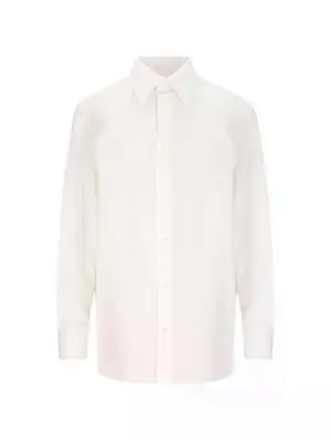 Saint Laurent Button-down Long-sleeve Shirt - White