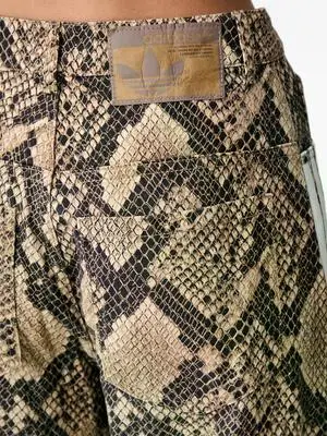 Adidas Snake-print Denim Loose Pants