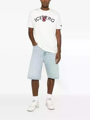 Iceberg Logo-embroidered T-shirt
