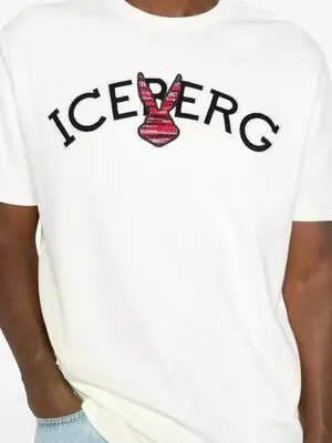 Iceberg Logo-embroidered T-shirt