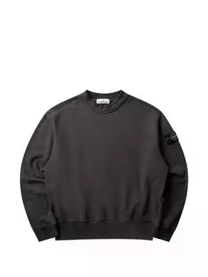 Stone Island 6100022 Brushed Organic Cotton Fleece Sweatshirt - Grey