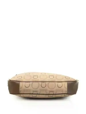 FERRAGAMO 2010-2026 Gancini Canvas Shoulder Bag