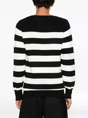KIKO KOSTADINOV Horizontal-stripe Boat-neck Sweater