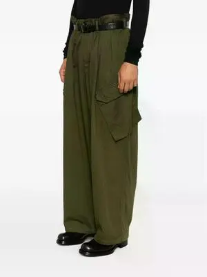 Yohji Yamamoto Pleated Paperbag Cargo Pants