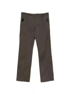 KIKO KOSTADINOV Contrast-panel Straight-leg Trousers - Brown