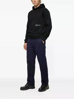Karl Lagerfeld Logo Print Hoodie - Black